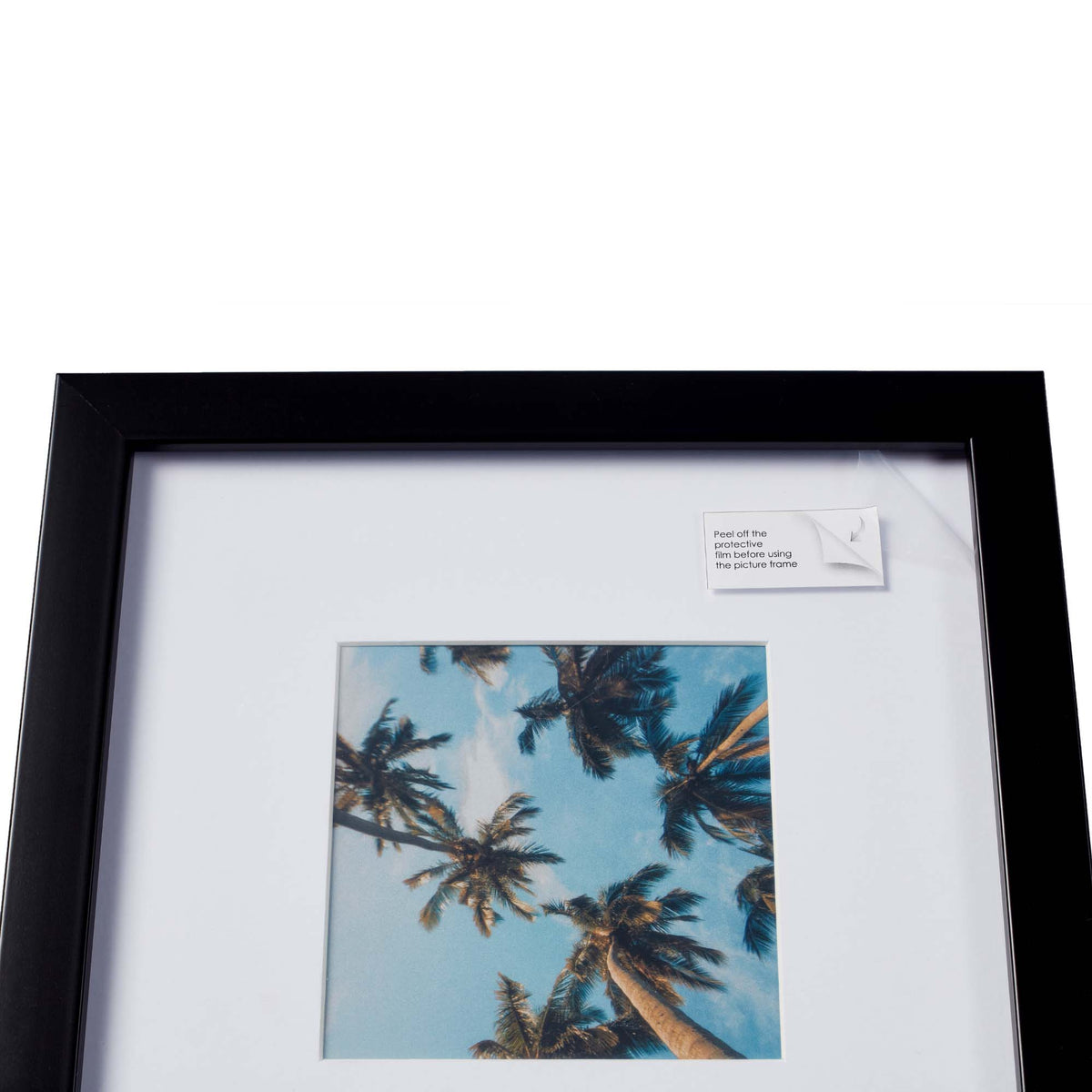 Old Town 6pk- 8x8 Matted Square Gallery Picture Frames (Black, 8x8 ...