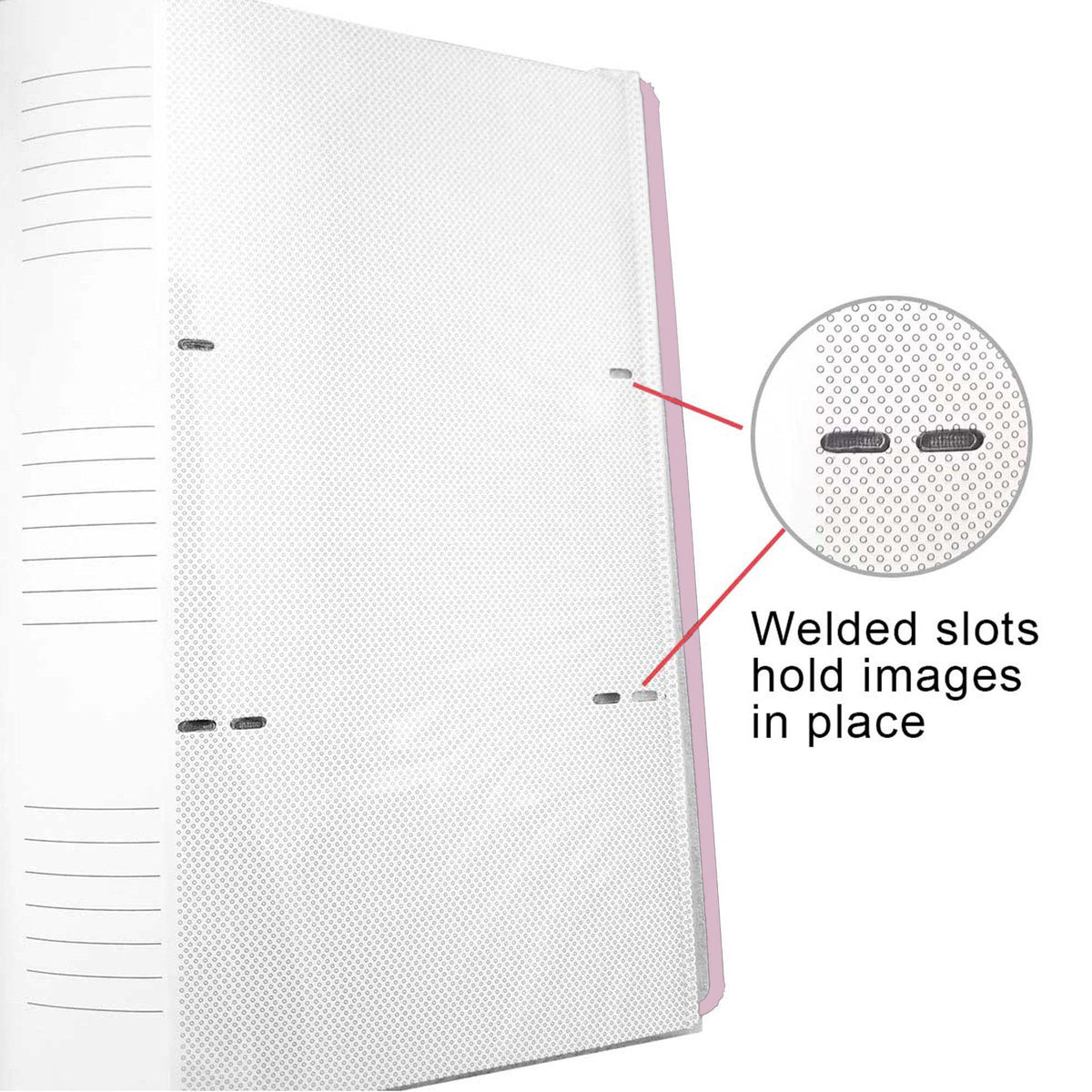 Old Town Fabric Cover Single Photo Album (Fabric- Mauve Single) – Old ...